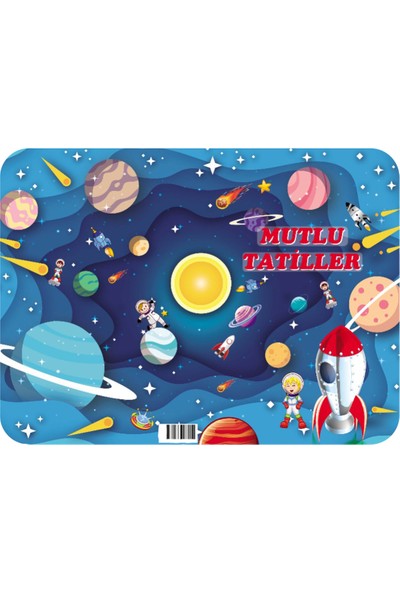 Hiçdurmaal Renkli Uzay Görselli Ilkokul Için Karne Kabı 1 Paket 20'li Hiçdurmaal Renkli Uzay Görselli Ilkokul Için Karne Kabı 1 Paket 20'li