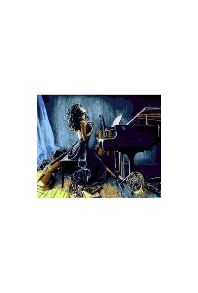 Lily Hobbyland Sayılarla Boyama Seti Çerçevesiz Rulo 40 x 50 cm Müzik ve Kadın Lily Hobbyland Sayılarla Boyama Seti Çerçevesiz Rulo 40 x 50 cm Müzik ve Kadın