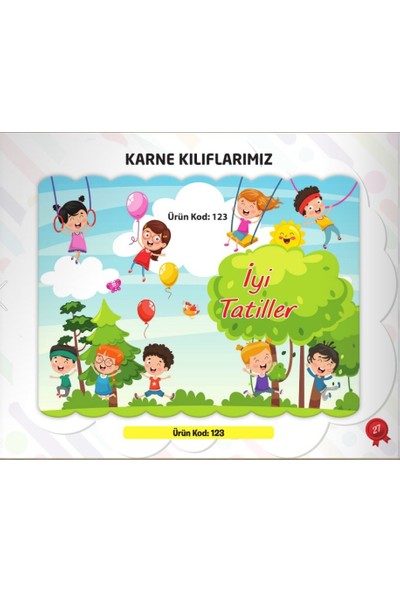 Ata Yayıncılık Karne Kabı Kılıfı Ürün Kodu:123 (10'lu)