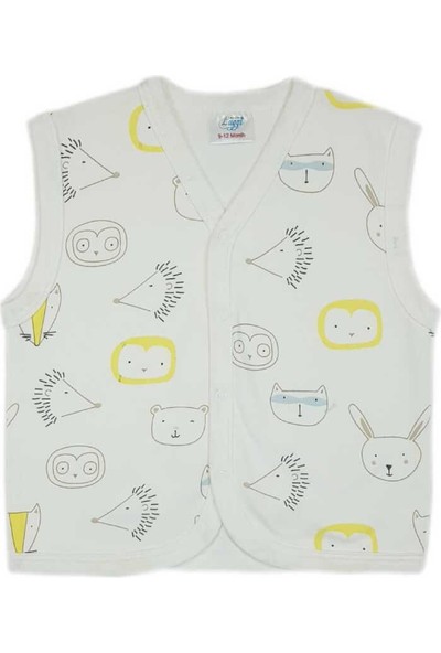 Andywawa Luggi Baby Animals Bebek Yelek LG-5412 Karışık Renkli
