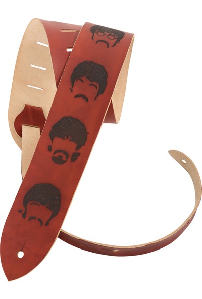 Tabaq - Abbey Road - Hakiki Deri Gitar Askısı