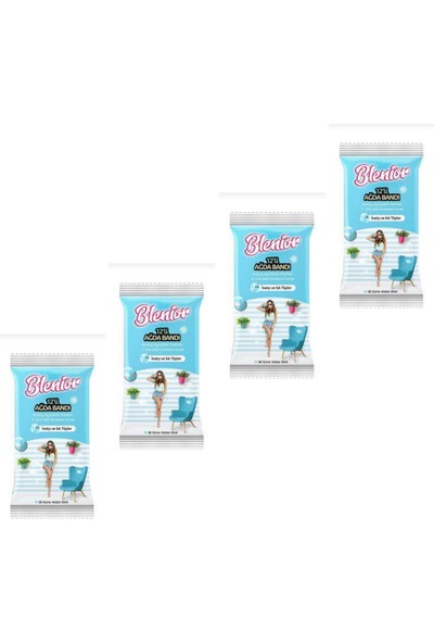Blenior 12 Li Ağda Bandı Inatçı ve Sık Tüyler x 4 Paket Blenior 12 Li Ağda Bandı Inatçı ve Sık Tüyler x 4 Paket