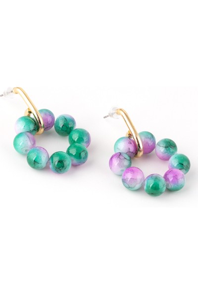 Sortie Accessories Özel Tasarım Yuvarlak Boncuk Küpe 202 Sortie Accessories Özel Tasarım Yuvarlak Boncuk Küpe 202