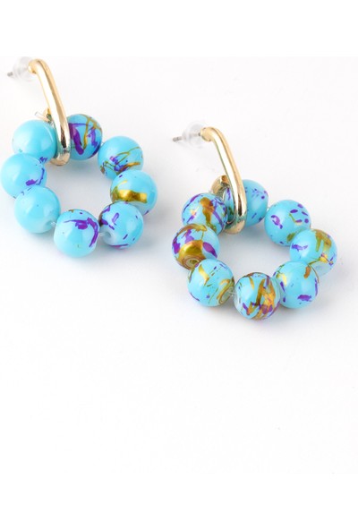 Sortie Accessories Özel Tasarım Yuvarlak Boncuk Küpe 202 Sortie Accessories Özel Tasarım Yuvarlak Boncuk Küpe 202