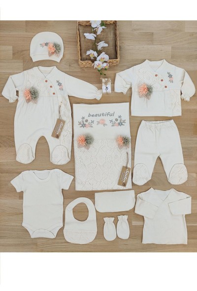 Sitilin Kız Bebek Hastane Çıkışı Natural Organik Lüks Yenidoğan Seti Bebek Hediyesi Zıbın Takımı Sitilin Kız Bebek Hastane Çıkışı Natural Organik Lüks Yenidoğan Seti Bebek Hediyesi Zıbın Takımı