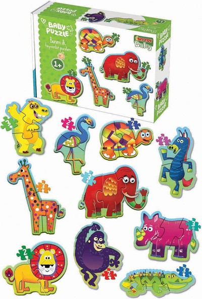 Strongart 1727 Dıytoy, Baby Puzzle- Orman Hayvanları Strongart 1727 Dıytoy, Baby Puzzle- Orman Hayvanları