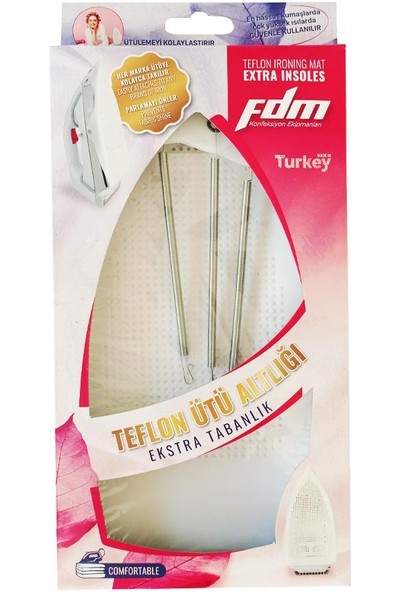 Fdm Yanmaz Yapışmaz Ütü Altlığı Ütü Teflonu Tabanlığı
