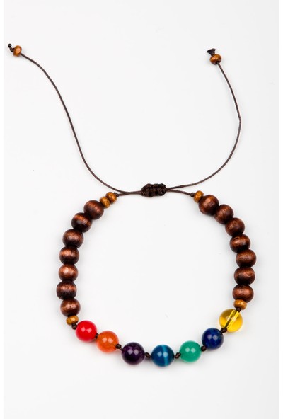 Lila Rosa Doğal Taşlı Etnik Otantik Bileklik Lila Rosa Doğal Taşlı Etnik Otantik Bileklik