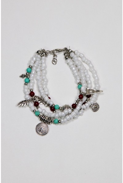 Lila Yıldız Figürlü Çoklu Otantik Bileklik