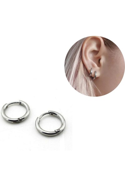 Bylin Paslanmaz Çelik Küçük Halka Küpe - 10 mm