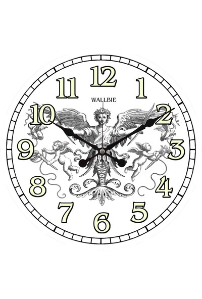 Wallbie 38 cm Özel Tasarım Duvar Saati