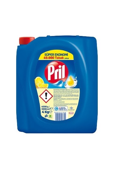 Pril Bulaşık Deterjanı limon 4 kg Pril Bulaşık Deterjanı limon 4 kg