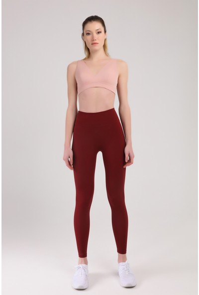 Naya Society Sımply Perfect Compressive Push-Up Leggings Sangria Naya Society Sımply Perfect Compressive Push-Up Leggings Sangria