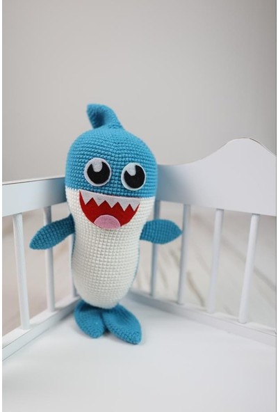 Cuckoo Organik El Örgüsü Amigurumi Oyuncak Babyshark Cuckoo Organik El Örgüsü Amigurumi Oyuncak Babyshark