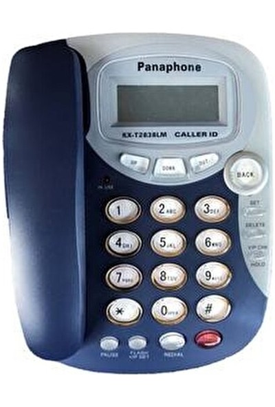 Panaphone KX-T2838LM Kablolu Masaüstü Sabit Ev-Iş Yeri Telefonu Panaphone KX-T2838LM Kablolu Masaüstü Sabit Ev-Iş Yeri Telefonu