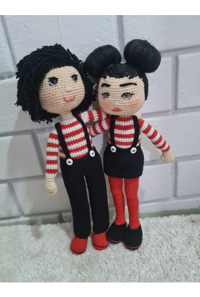Doremi Amigurumi El Örgüsü Yasin ve Meltem Bebek