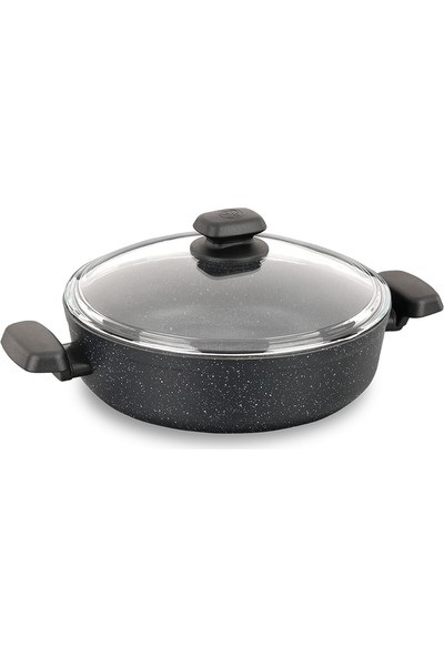 Korkmaz A 1344 Ornella Granit Kısa Tencere