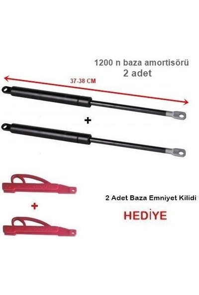 Gasan Baza Amortisörü Gasan Marka 1200N ,2 Adet Baza Pistonu