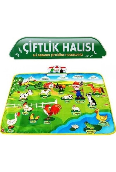 Birlik Oyuncak Ali Babanın Çiftliği Sesli ve Işıklı Eğitici Çiftlik Oyun Halısı