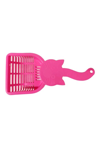 Essba Kedi Kumu Temizleme Küreği Kedi Şekilli Pembe Kürek