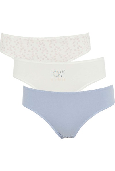 DeFacto Fall İn Love Basic Pamuklu Slip Külot W6652AZ22SP