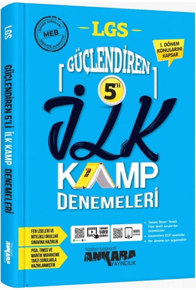 Ankara Yayıncılık LGS Güçlendiren 5li Ilk Kamp Denemeleri
