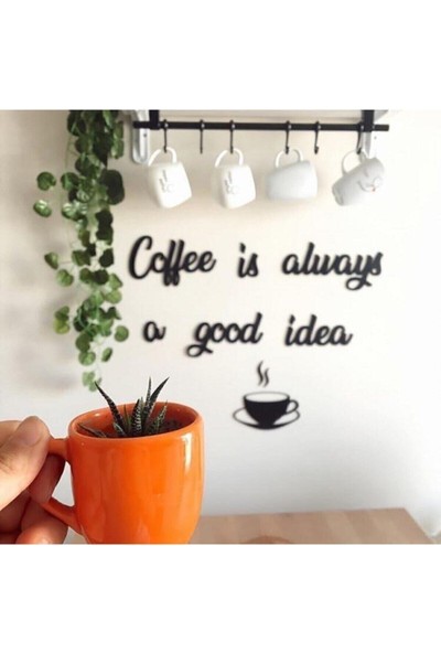 Nt Handmade Siyah Ahşap Coffee Is Always Duvar Dekoru Mutfak Konsepti Cafe Kahve Köşesi Için 80 x 40 cm Tablo Nt Handmade Siyah Ahşap Coffee Is Always Duvar Dekoru Mutfak Konsepti Cafe Kahve Köşesi Için 80 x 40 cm Tablo