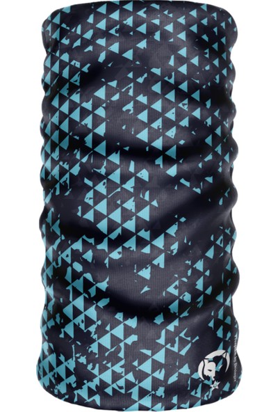 E-Taktik Dijital Desing Blue Extreme Slaemless Sporcu Mavi Boyunluk Bandana Balaclava