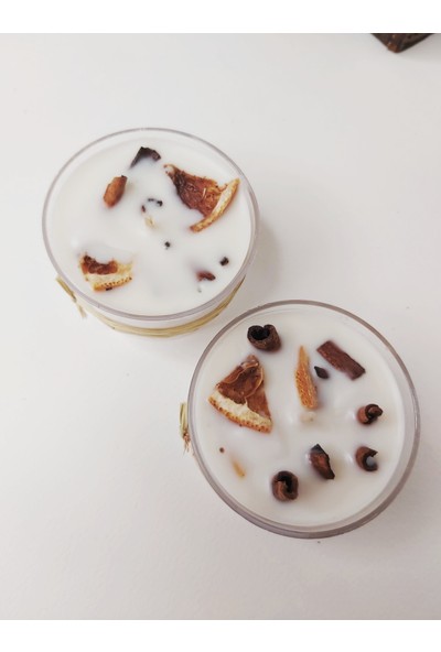 Eva Flore %100 Soya Wax Tarçın ve Limon Kokulu Aromaterapi 2 Adet Mum Eva Flore %100 Soya Wax Tarçın ve Limon Kokulu Aromaterapi 2 Adet Mum