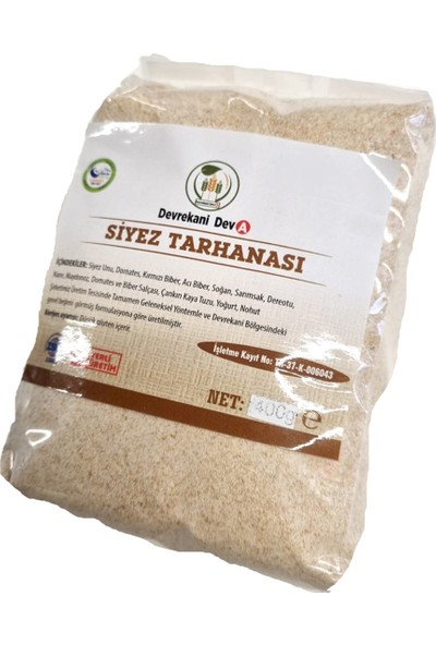 Devrekani Deva Devrakani Deva Siyez Tarhanası 400 Gr. AKBAK0656 Devrekani Deva Devrakani Deva Siyez Tarhanası 400 Gr. AKBAK0656