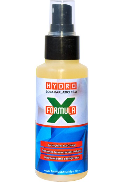 Formula X Formulax Hydro Boya Koruyucu & Parlatıcı Sprey Cila 100 ml Formula X Formulax Hydro Boya Koruyucu & Parlatıcı Sprey Cila 100 ml