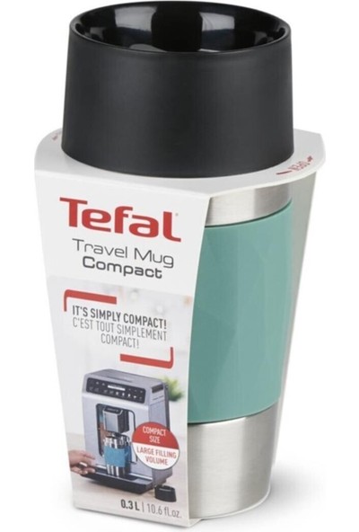Tefal N21603 Travel Mug Compact Termos 0,3 L Yeşil - 3110600842 Tefal N21603 Travel Mug Compact Termos 0,3 L Yeşil - 3110600842
