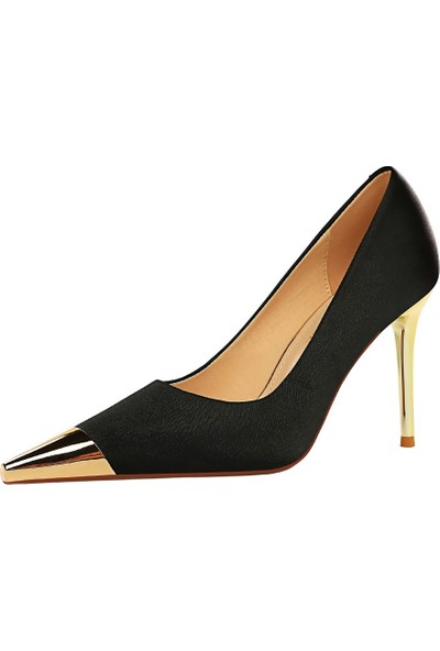 Bigtree Siyah Topuklu Ayakkabı (Yurt Dışından)
