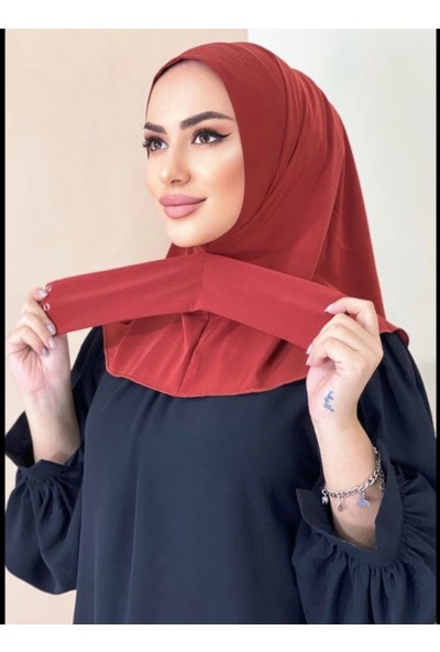 Difen Moda Çıt Çıtlı Pratik Şal- Hazır Şal - Boneşal