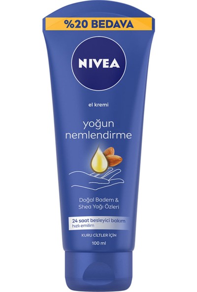 Nivea Besleyici ve Derinlemesine Bakım El Kremi 100 ml El Kremi Nivea Besleyici ve Derinlemesine Bakım El Kremi 100 ml El Kremi
