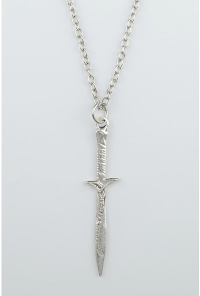 Bu Farklı The Legend Of Zelda Erkek Kadın Kolye Antik Gümüş Kaplama - 60 cm Düz Zincir