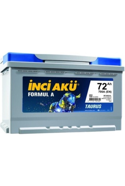 Mutlu Aku Inci Akü 12 Volt 72 Amper 2 Yıl Garantili Üretim: 2021