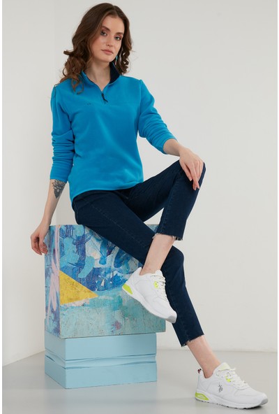 Lela Yarım Fermuarlı Dik Yaka Polar Bayan Polar 5907000