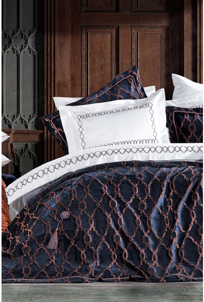 Zebra Casa Violet Lacivert/bakır Premium Çeyiz Seti