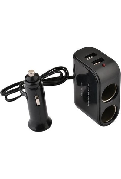 Modacar 3.1A 12 Volt 2 USB 2 Çakmak Çıkış Çoklayıcı 428917