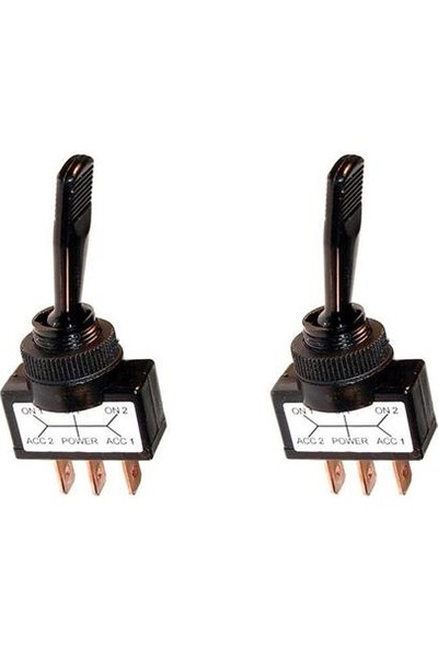 Transformacion On/off/on 2 Li Sağ Sol Anahtar Seti