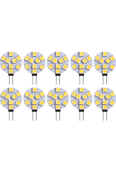 Flameer G4 4 W Dc 12 V 9 Led'li Lamba - Beyaz (Yurt Dışından)