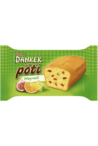 Ülker Dankek Pöti Meyveli Kek Meyveli 24 x 40 gr Ülker Dankek Pöti Meyveli Kek Meyveli 24 x 40 gr