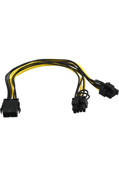Alfais 4880 Pci-E 8 Pin Ekran Kartı Express Power Güç Çoklayıcı Y Kablosu Alfais 4880 Pci-E 8 Pin Ekran Kartı Express Power Güç Çoklayıcı Y Kablosu
