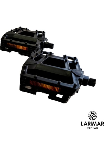 Larimar Bisiklet Pedal Takım Geniş Model Siyah (Bilyalı) Tüm Büyük Boy Bisikletlere Uyumludur Larimar Bisiklet Pedal Takım Geniş Model Siyah (Bilyalı) Tüm Büyük Boy Bisikletlere Uyumludur