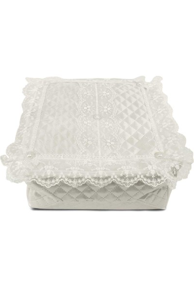 Hümam Seccade Hurcu Dantelli Lüks 35 x 42 x 18