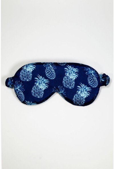 Lila Rosa Ipek Uyku Maskesi Göz Bandı