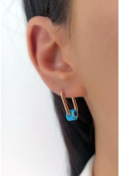 ÇLK Accessories Özel Seri Nostalji Boncuklu Oval Küpe Trküpe 34253 BY37003