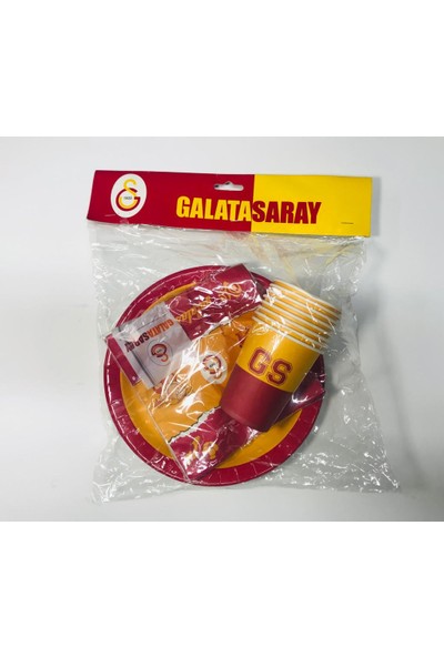 Speco Galatasaray Temalı Taraftar Karton Bardak Tabak Peçete Speco Galatasaray Temalı Taraftar Karton Bardak Tabak Peçete
