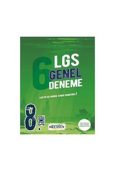Okyanus Yayıncılık 8. Sınıf 6 Genel Deneme